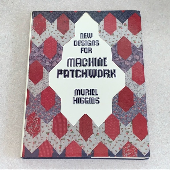 Other | Vintage New Designs For Machine Patchwork Hardcover Book 198 ...